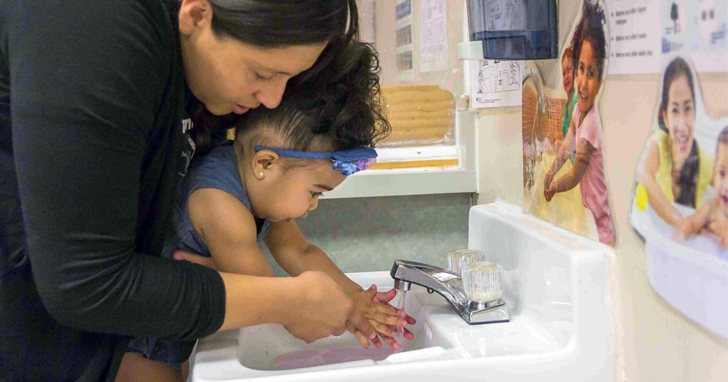 Reducing the risk of contamination in diapering areas and handwashing ...